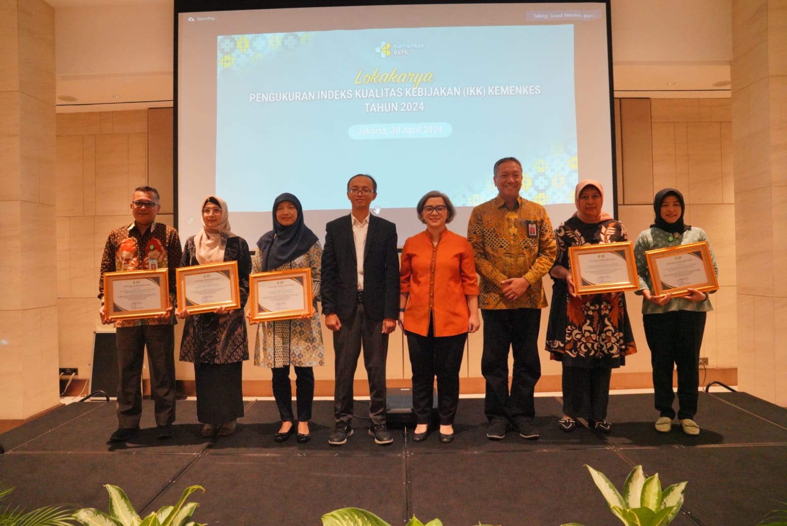 Kemenkes Raih Indeks Kualitas Kebijakan Sangat Baik Tahun 2023 - Badan Kebijakan Pembangunan ...