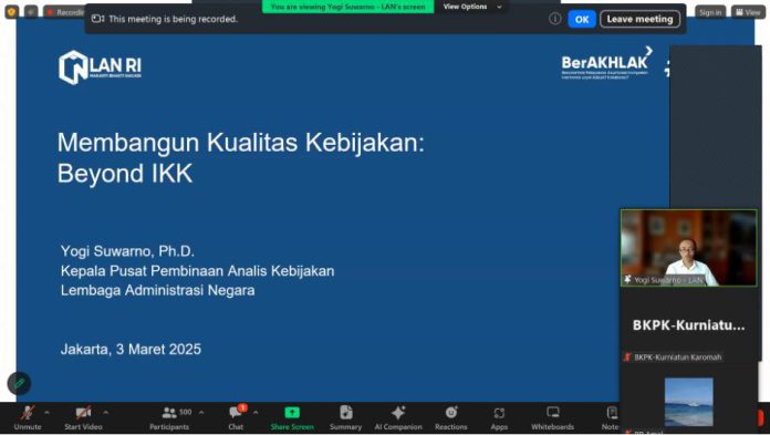 Pengukuran IKK untuk Tingkatkan Efektivitas dan Akuntabilitas Kebijakan Kesehatan Indonesia ...